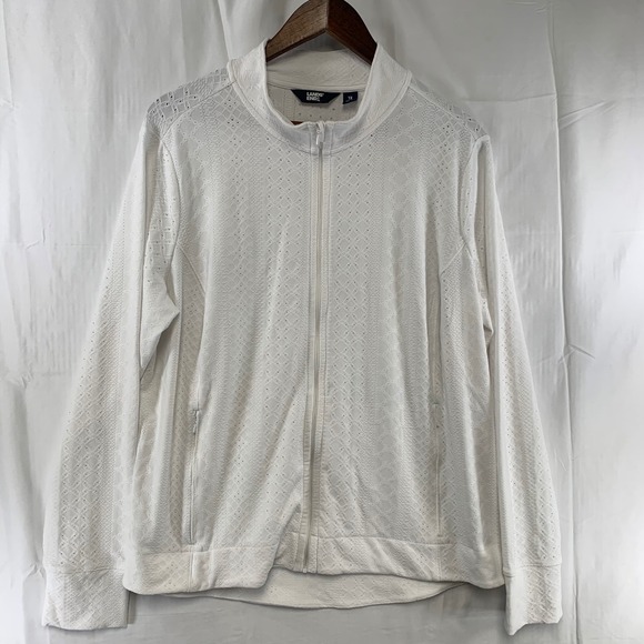 Lands' End | Jackets & Coats | Lands End Jacket Womens X White Textured ...